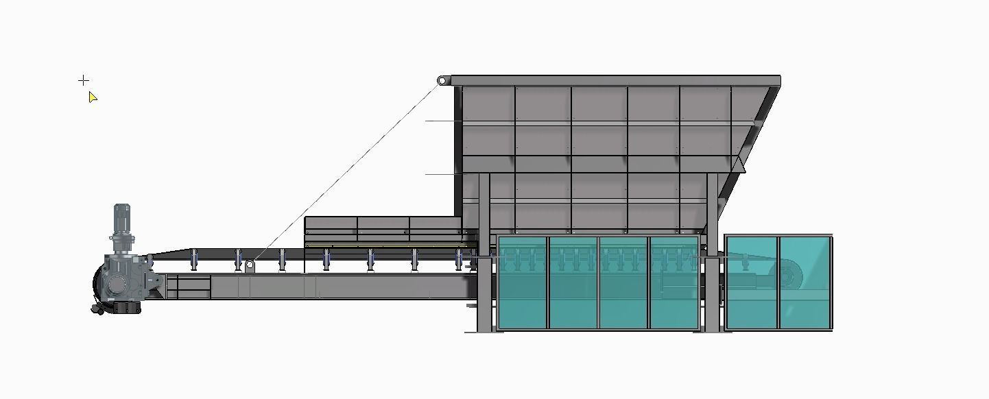 Hopper feeder for aggregates 3D model | CGTrader