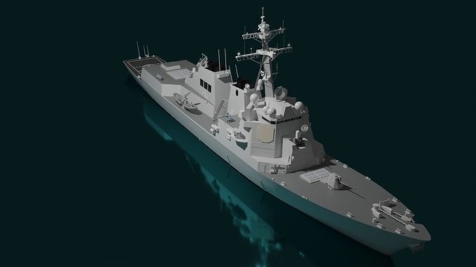 uss-arleigh burke Flight IIA 3D model | CGTrader