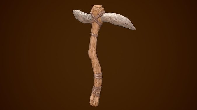 3D model Stylized Pickaxe VR / AR / low-poly | CGTrader