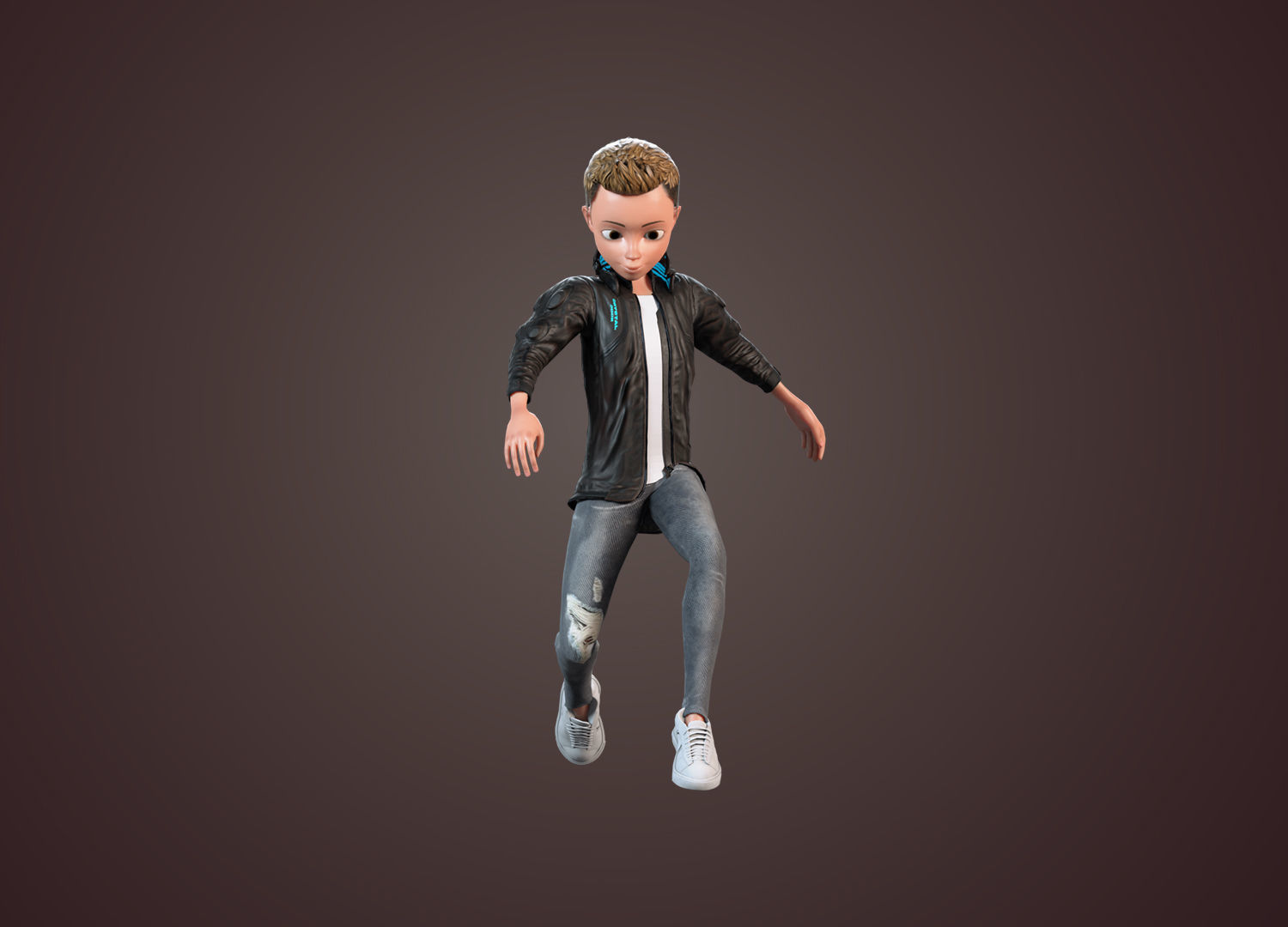 3D model CARTOON BOY - RIGGED VR / AR / low-poly | CGTrader