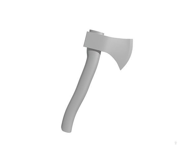 Axe - hatchet free 3D model 3D printable | CGTrader