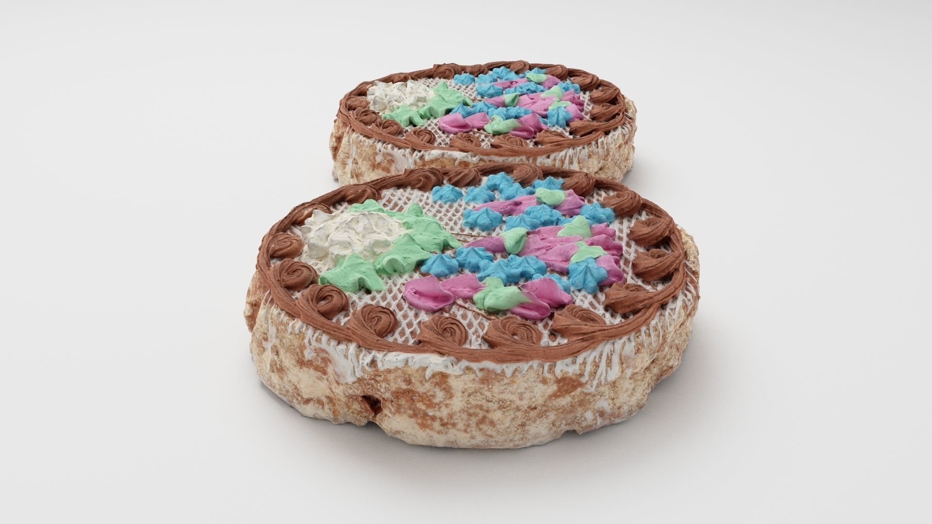 Kyiv cake or tort Kyivskyi 3D model | CGTrader