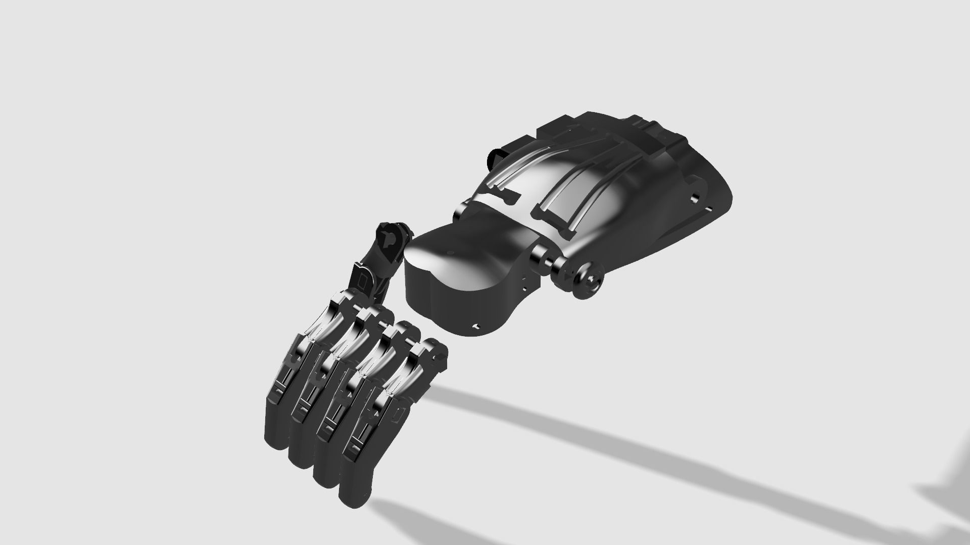 A robotic bionic hand 3D model 3D printable | CGTrader