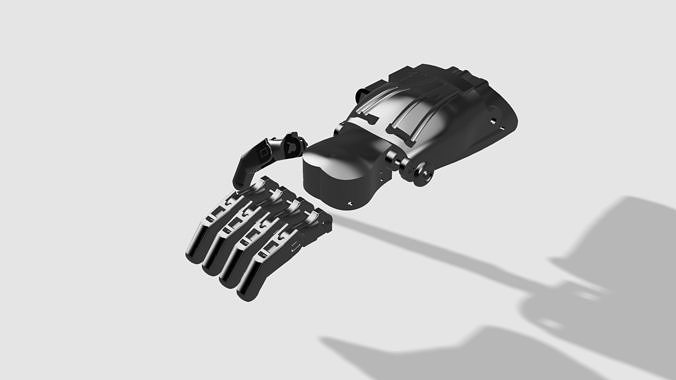 A robotic bionic hand 3D model 3D printable | CGTrader