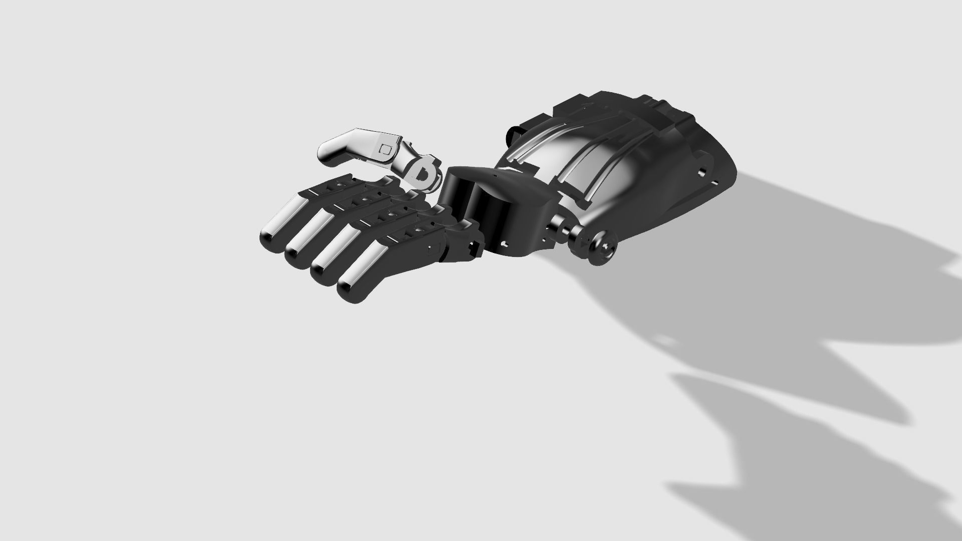 A robotic bionic hand 3D model 3D printable | CGTrader