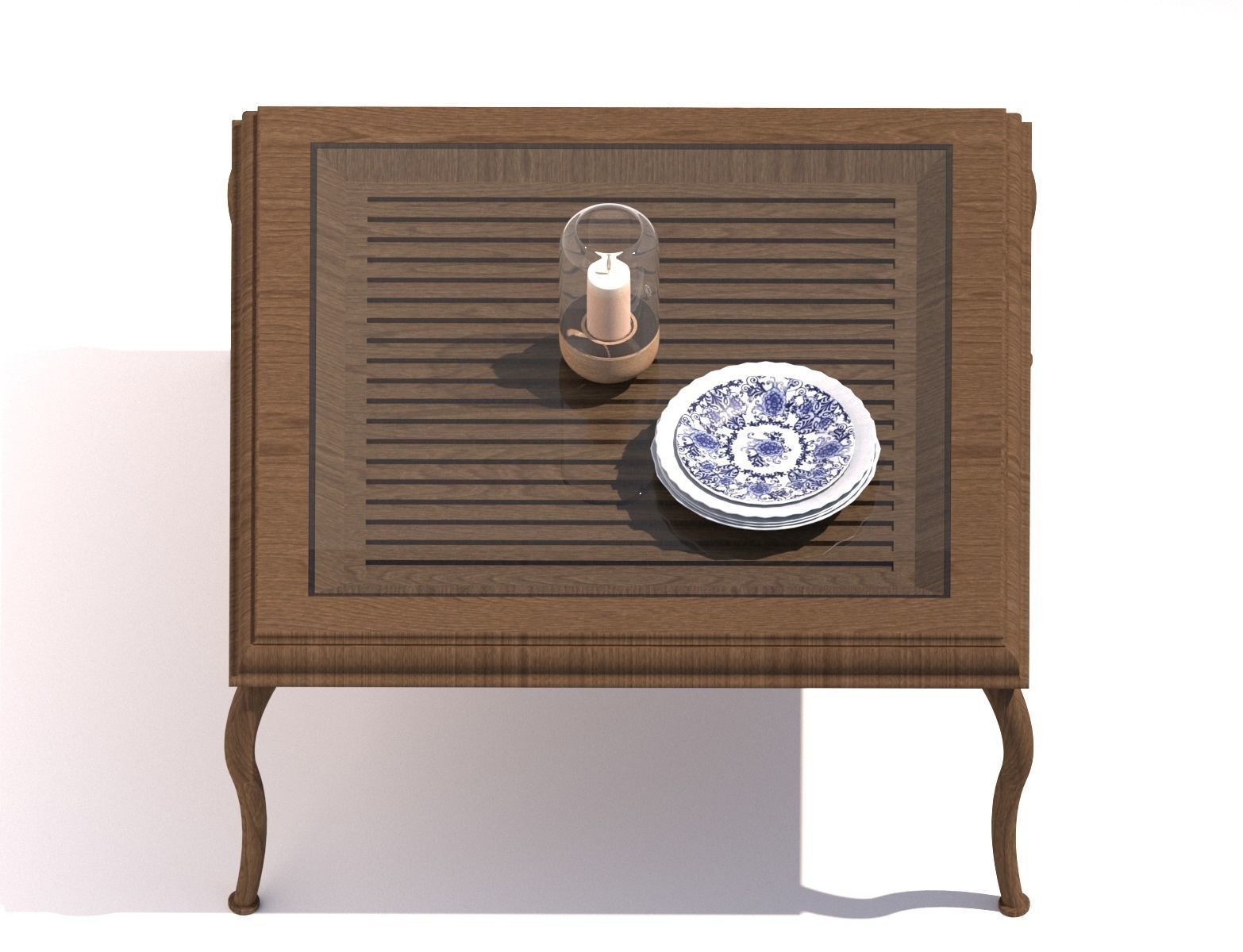 Classic table object 3D model 3D printable | CGTrader