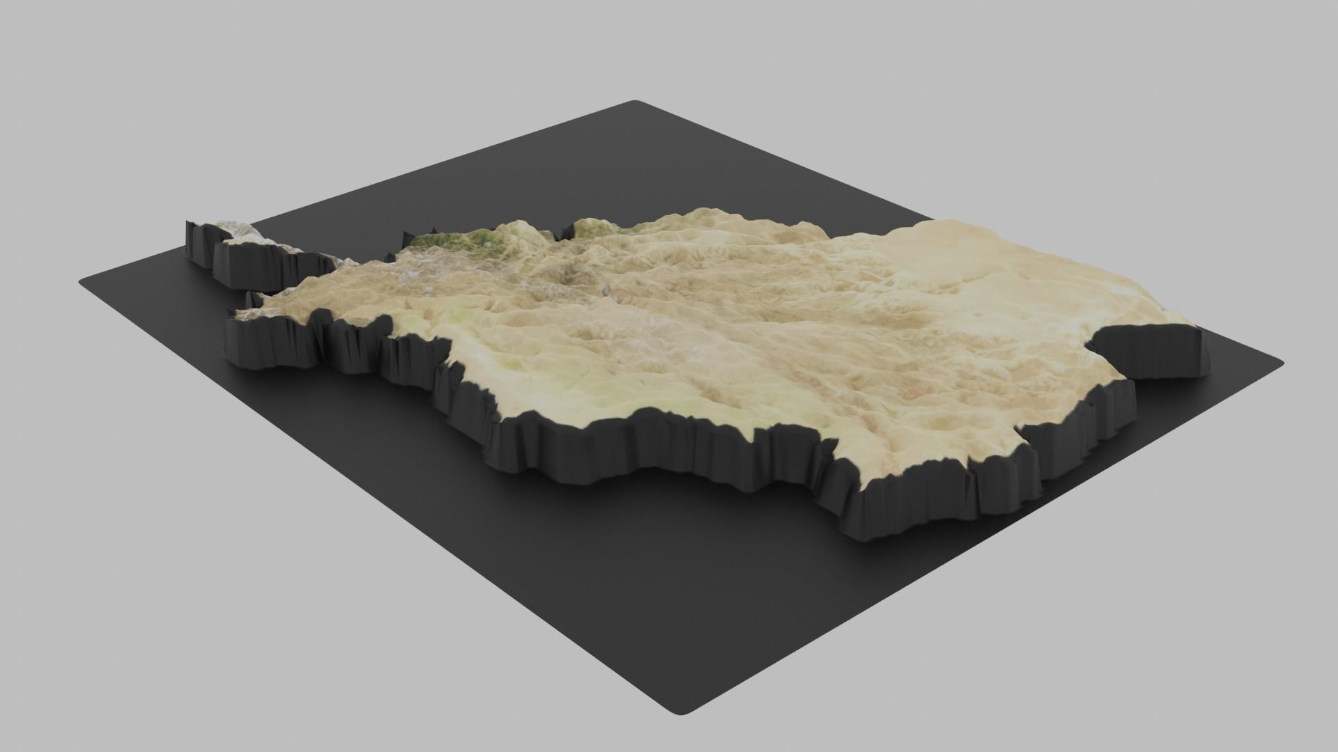 3D model Afghanistan Map VR / AR / low-poly | CGTrader