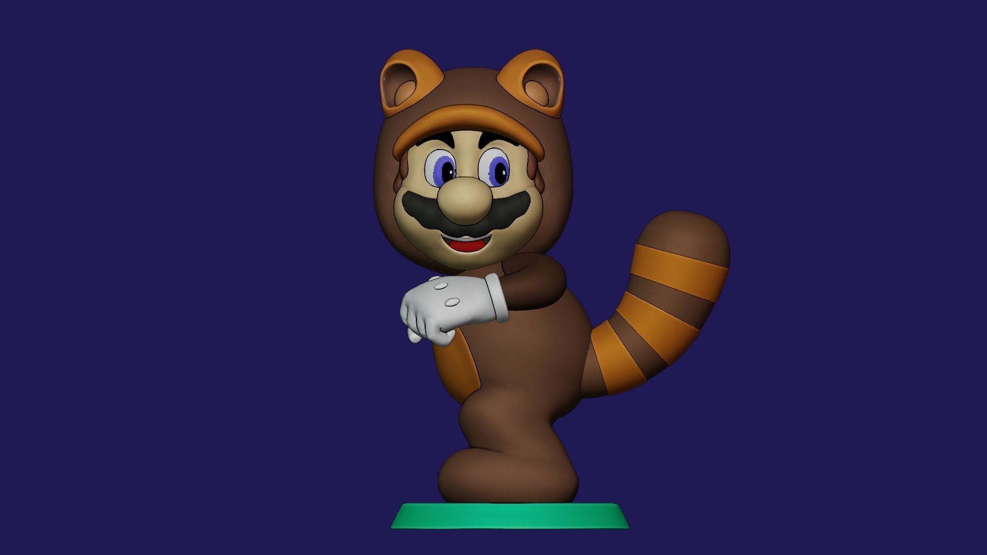 TANOOKI SUPER MARIO BROS THE MOVIE 3D model 3D printable | CGTrader