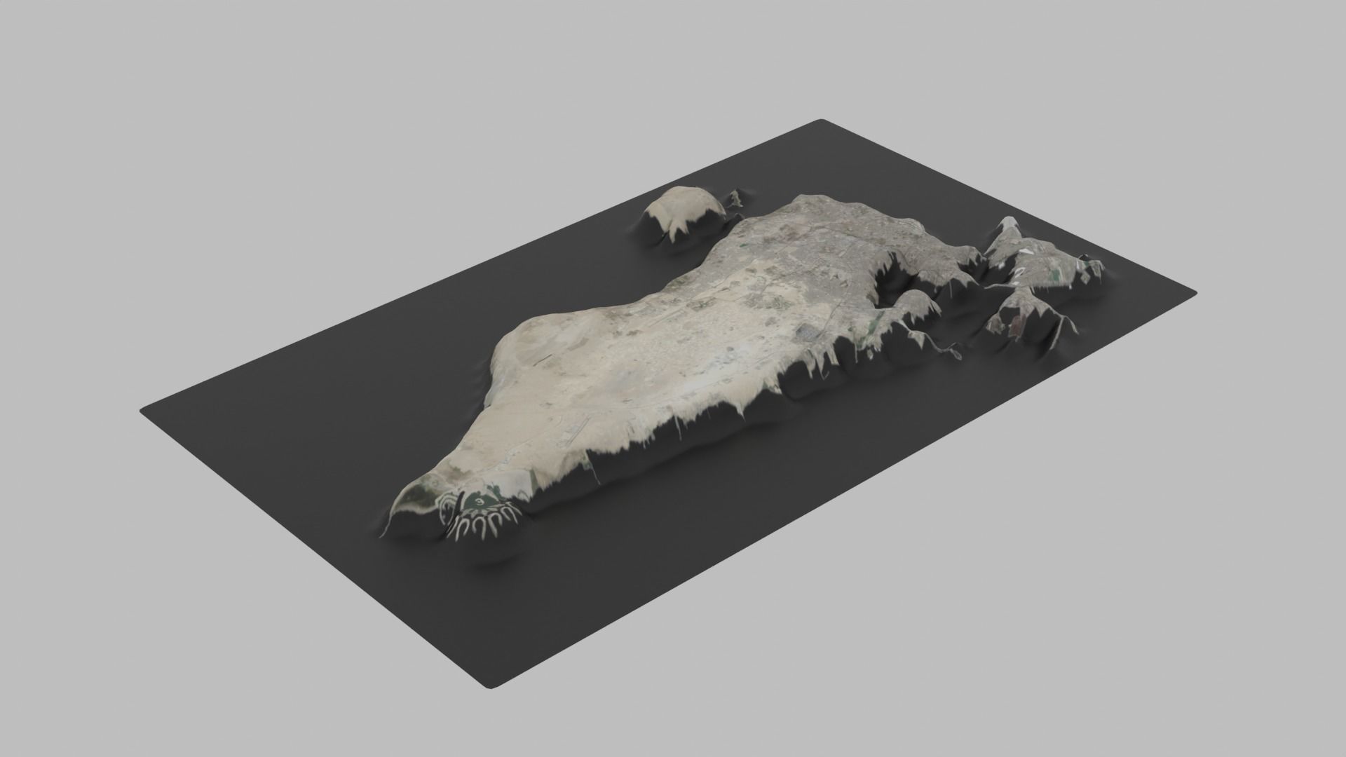 3D model Bahrain Map VR / AR / low-poly | CGTrader