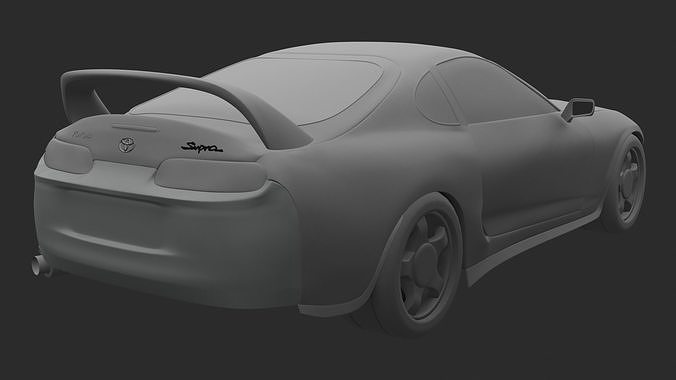 TOYOTA SUPRA 3D model | CGTrader