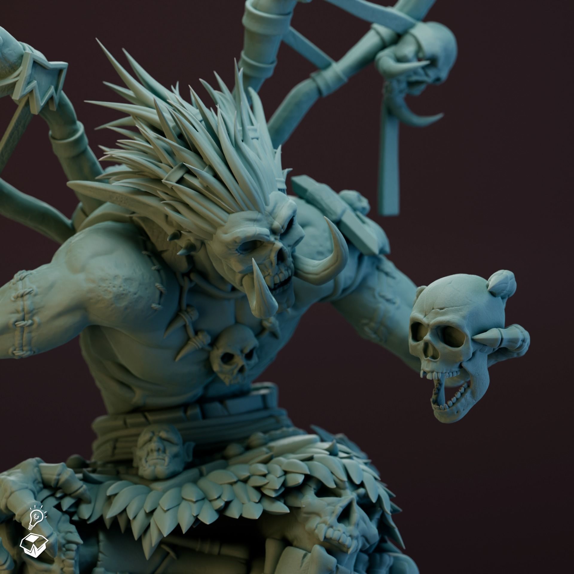 Bwonsamdi - World of Warcraft 3D model 3D printable | CGTrader