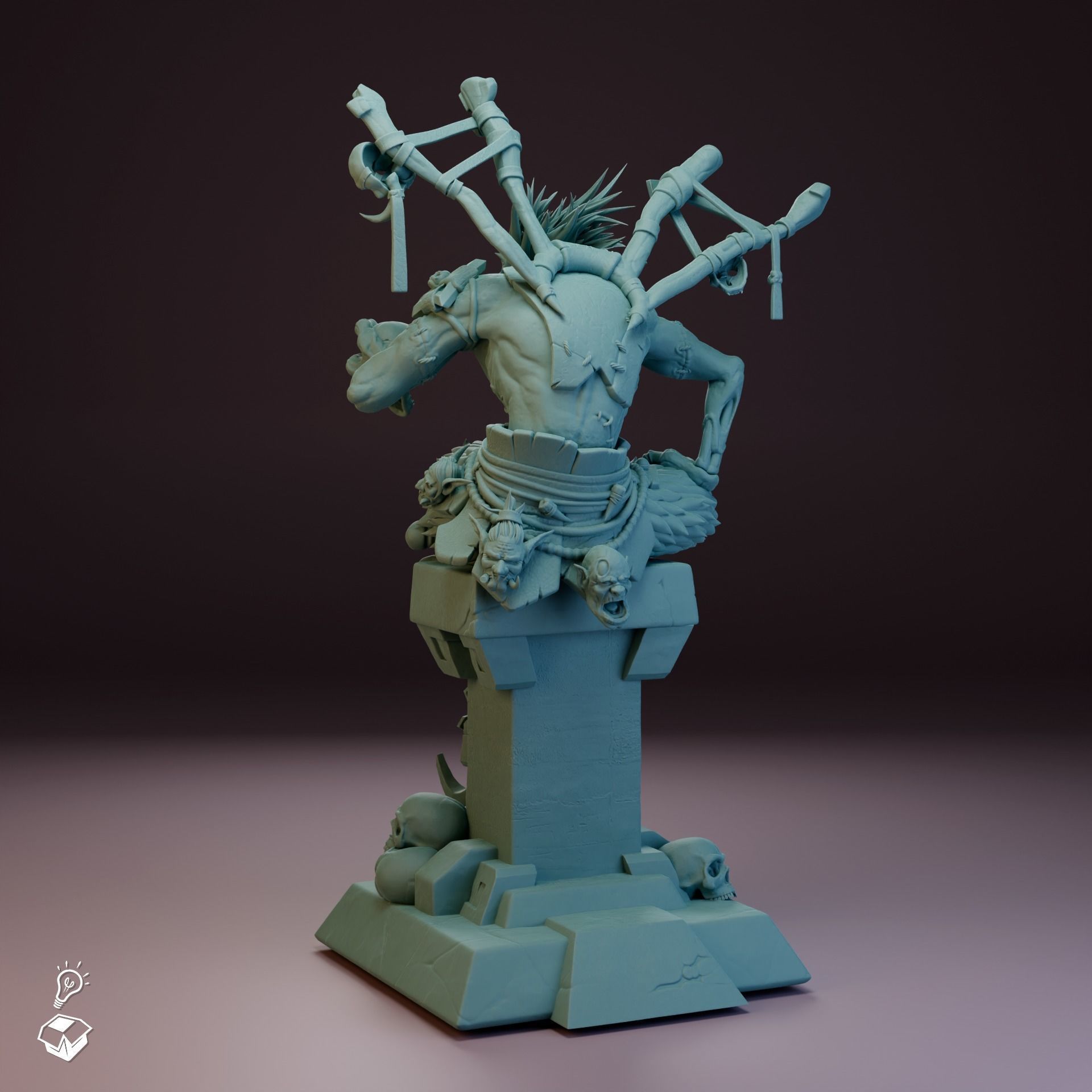 Bwonsamdi - World of Warcraft 3D model 3D printable | CGTrader