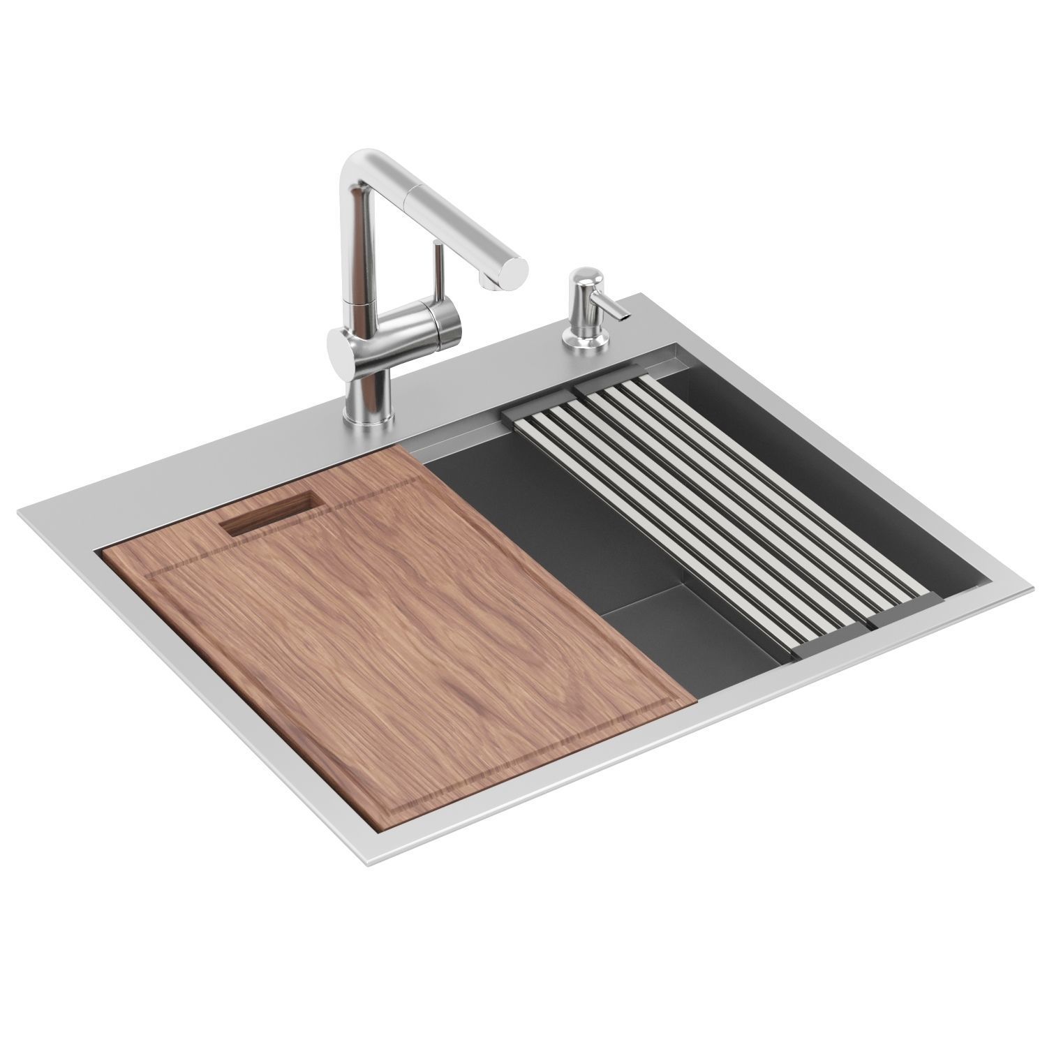 RUVATI-RVH8023 kitchen sink free 3D model | CGTrader