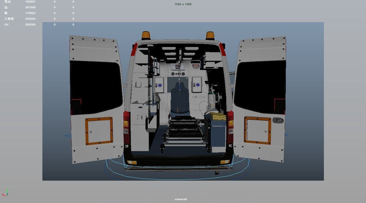 3D model Ambulance Rigged VR / AR / low-poly | CGTrader
