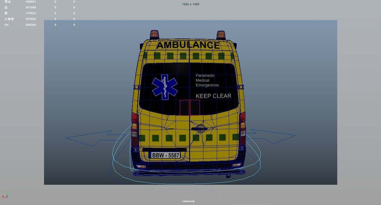 3D model Ambulance Rigged VR / AR / low-poly | CGTrader