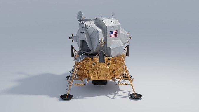 3d Lunar Lander Model