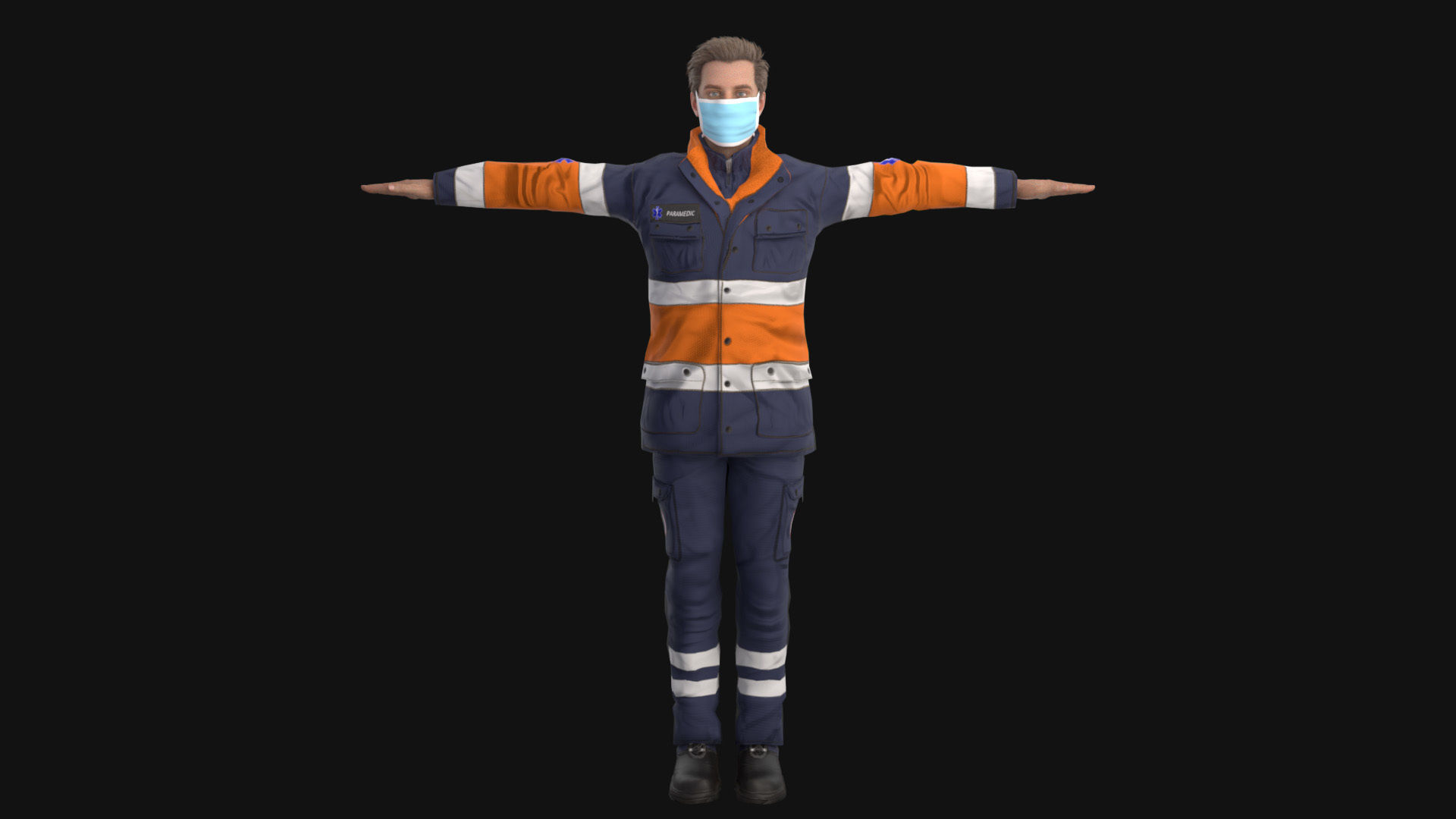 Paramedic Teams Rigged 3D model rigged | CGTrader