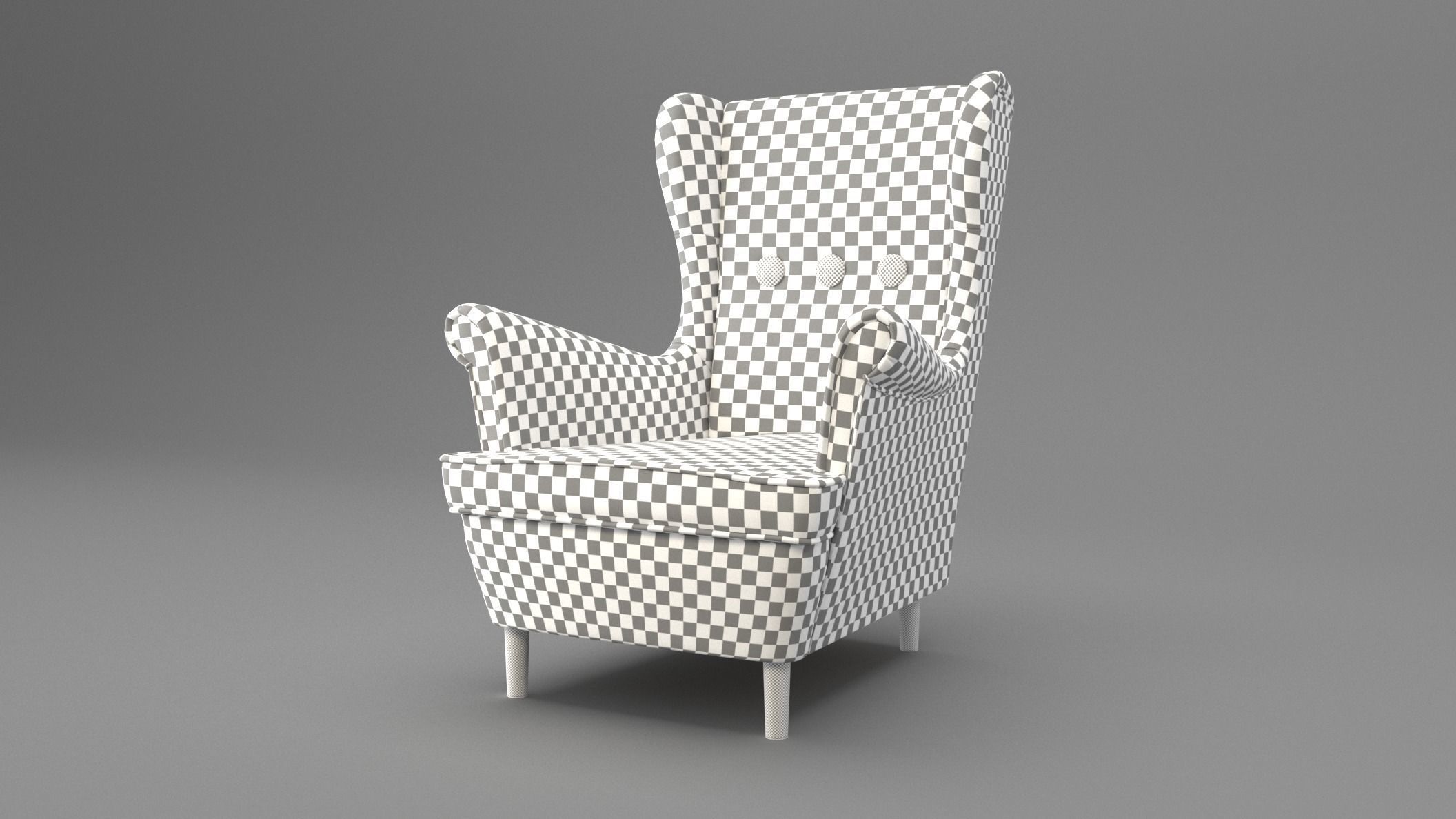 Strandmon Children Armchair 3D model | CGTrader