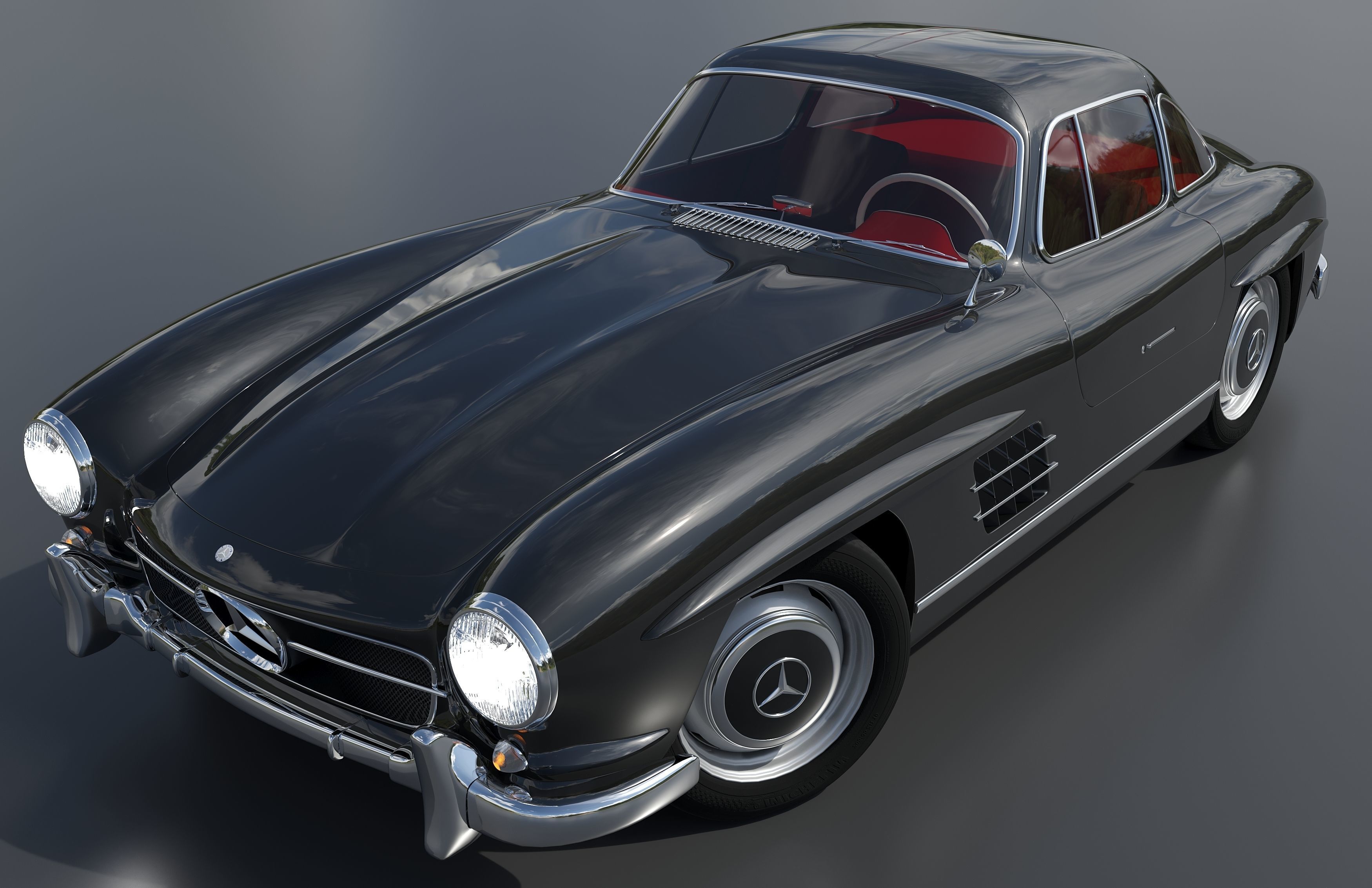 Mercedes benz w198 3D model | CGTrader