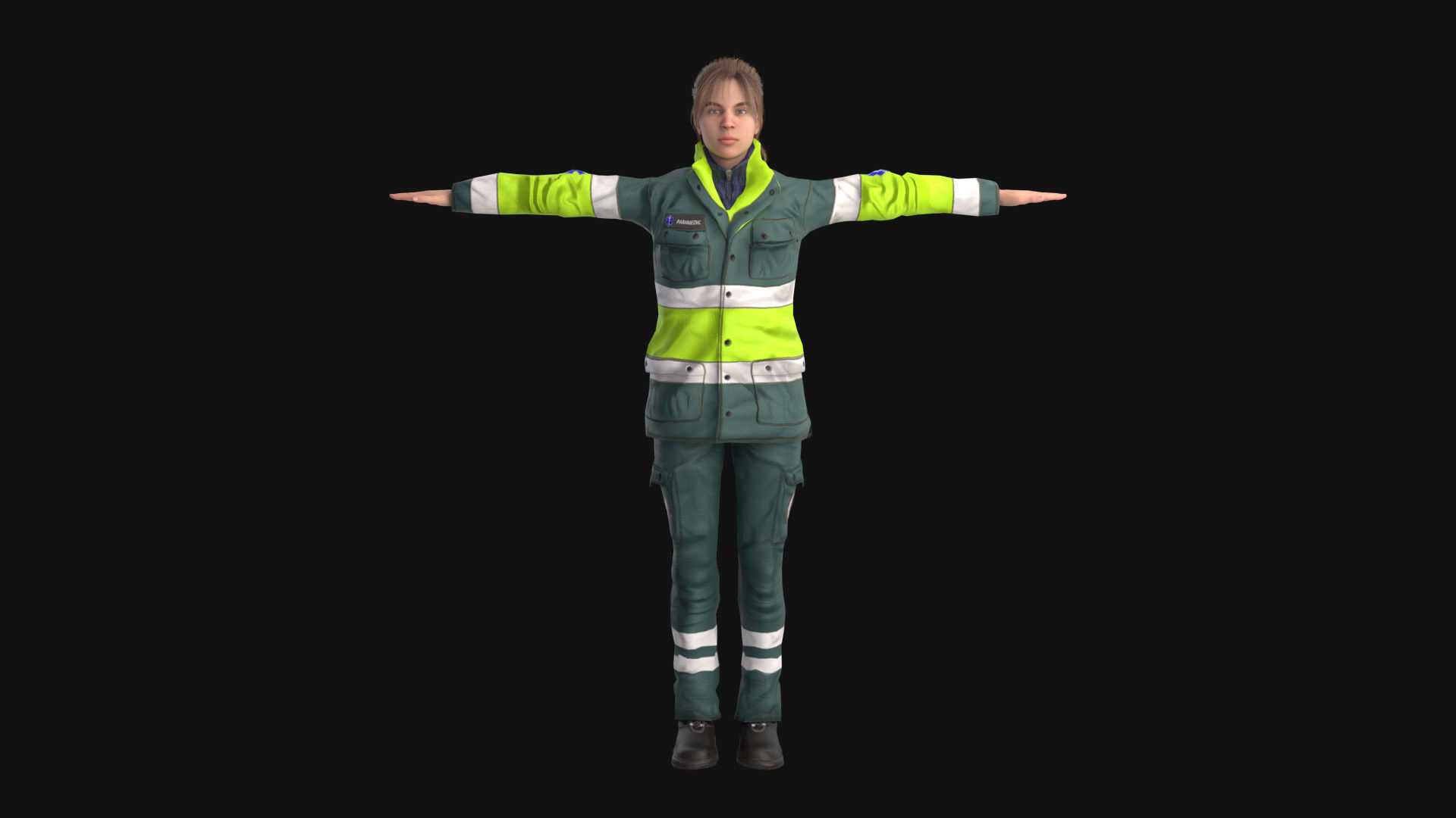 3D model Paramedic Teams Rigged VR / AR / low-poly | CGTrader