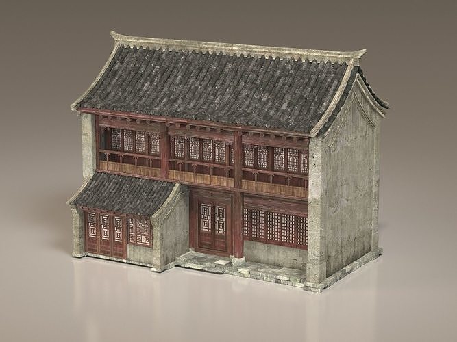 Ancient buildings Chinese ancient architecture 3D model | CGTrader