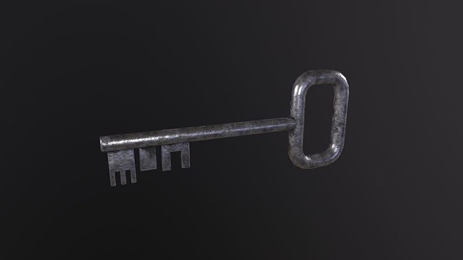 3D model Old Key 3D Model VR / AR / low-poly | CGTrader