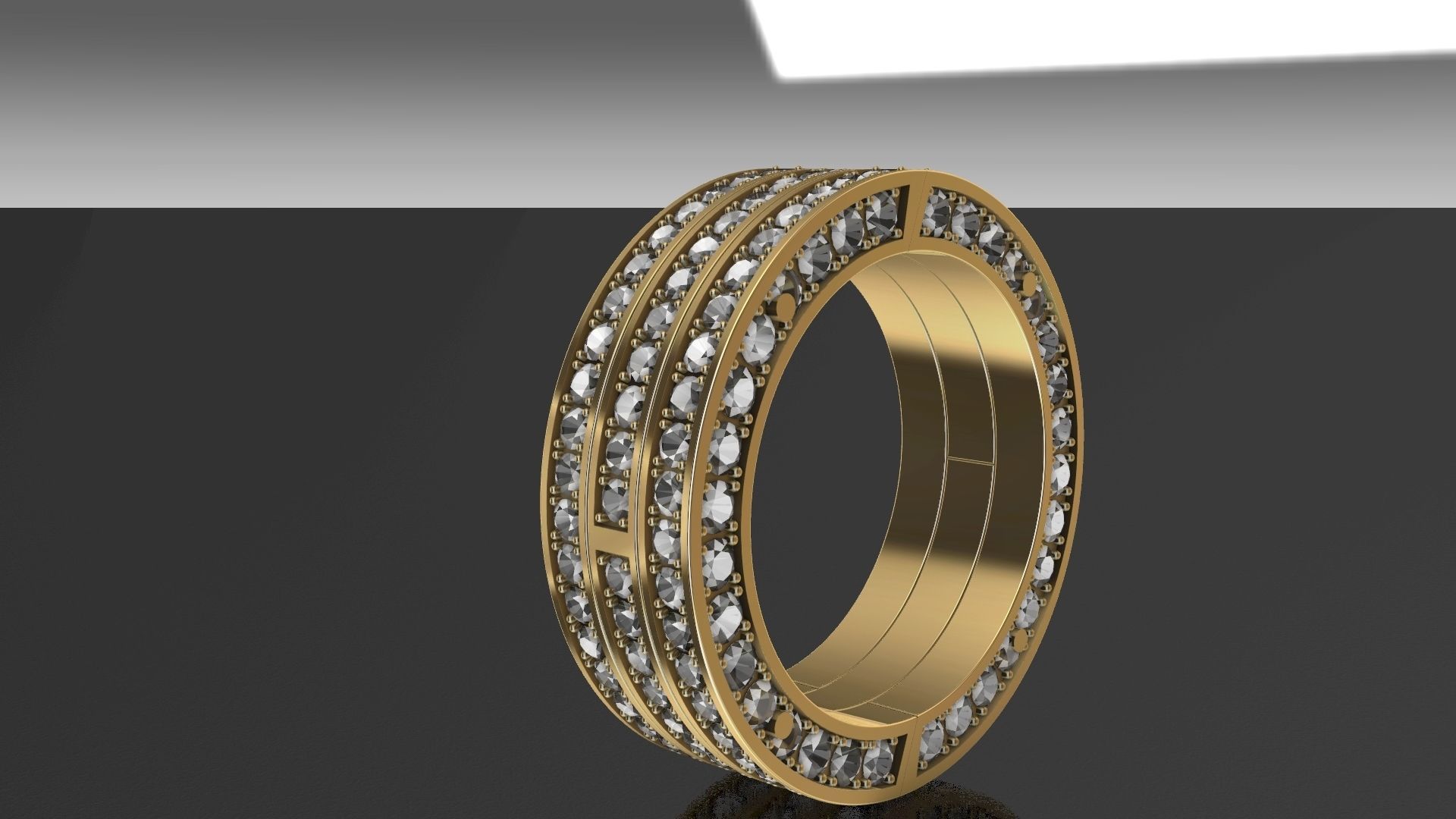 the motion ring size 56 eu 3d print model 3D model 3D printable | CGTrader