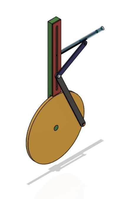 Wheel Linkage Mechanism 3D model | CGTrader