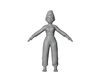 Chloe Girl Cartoon Character 3D model rigged | CGTrader