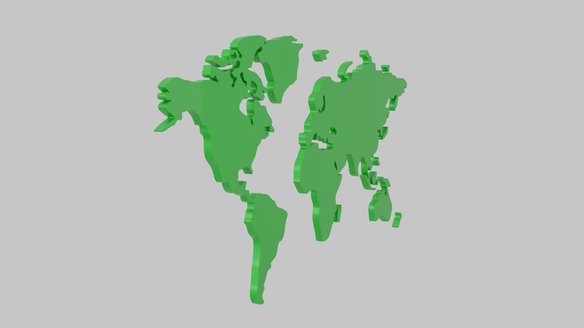 3D model World Map Icon VR / AR / low-poly | CGTrader