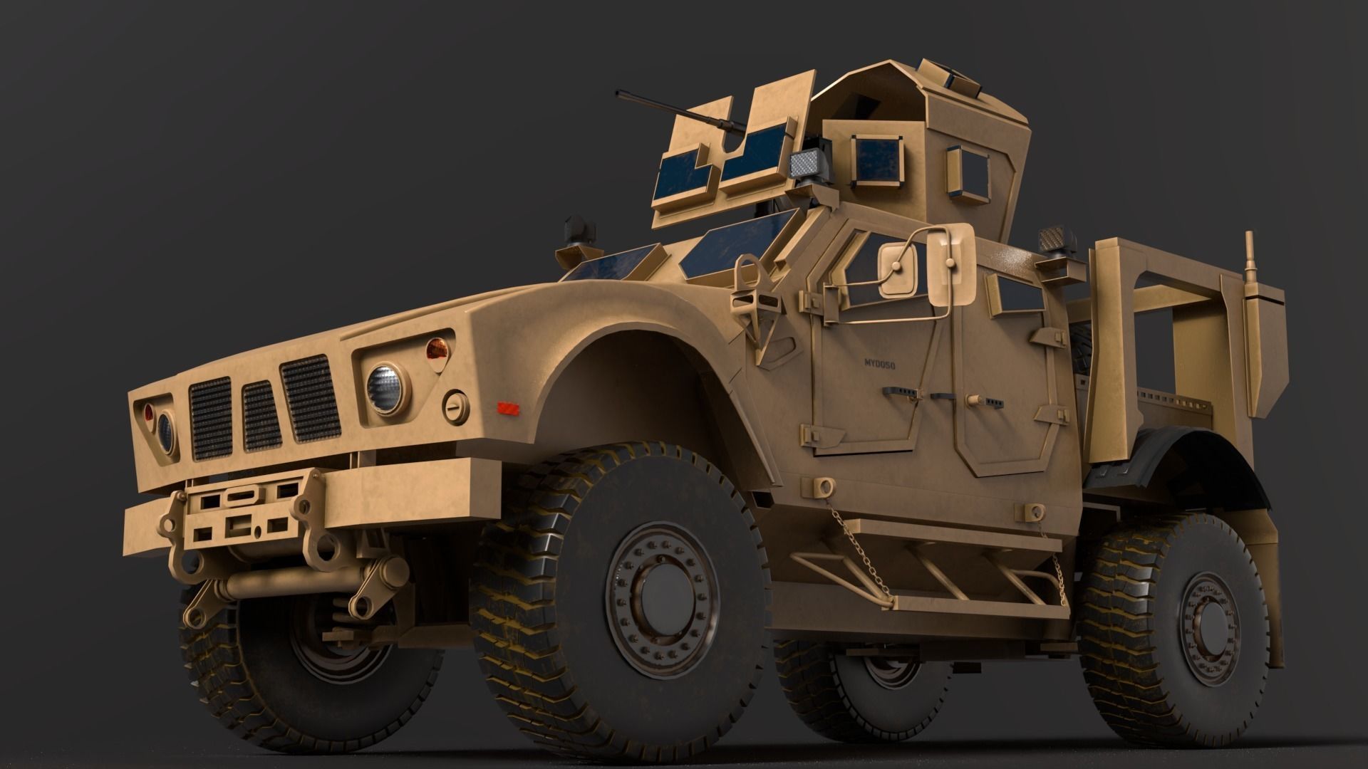 MATV OSHKOSH 3D model | CGTrader