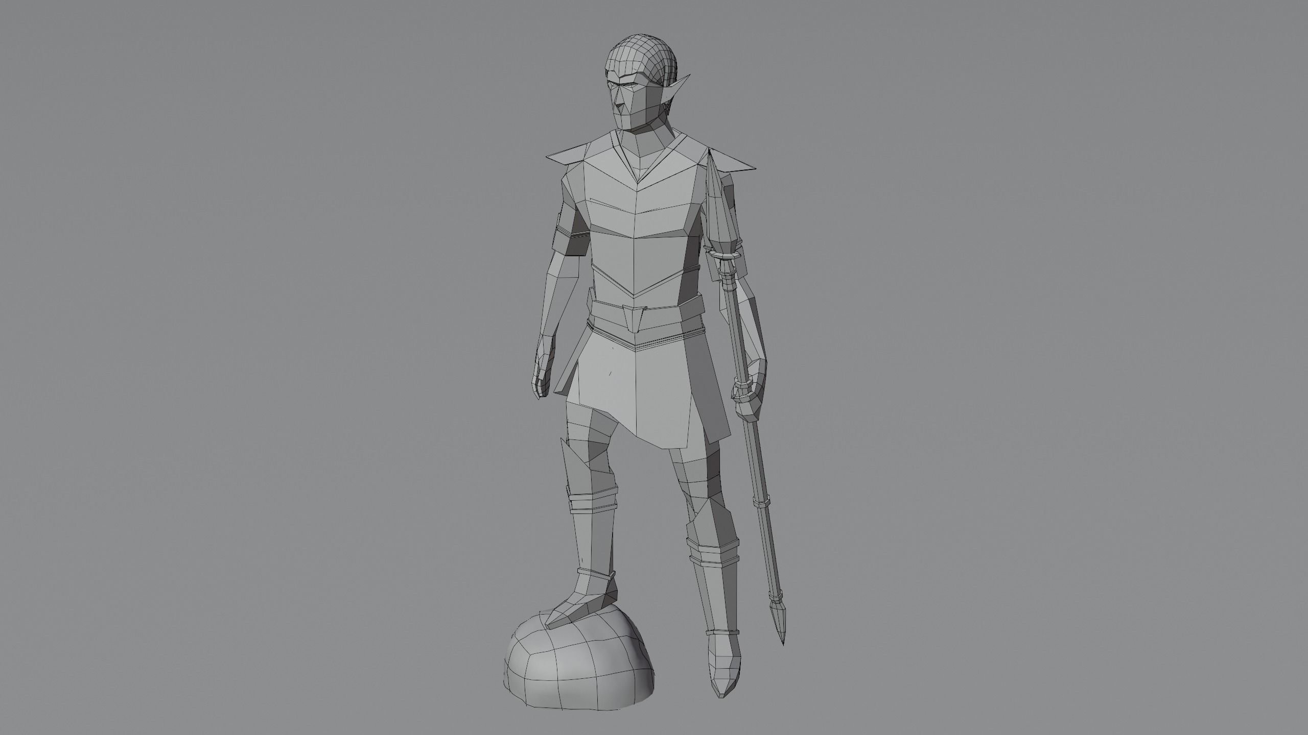 3D model Elf Elven Fanstasy Woodland creature Rigged VR / AR / low-poly ...