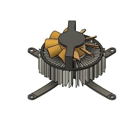 Heat Sink 3D model | CGTrader