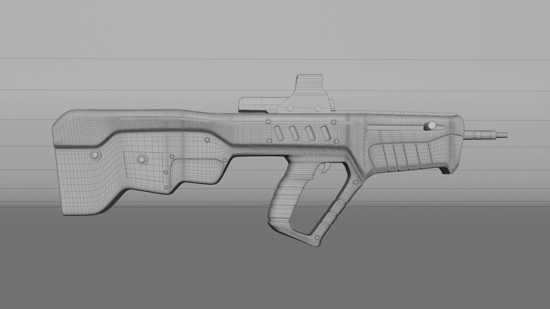Assault Rifle 3d Model 3D model | CGTrader