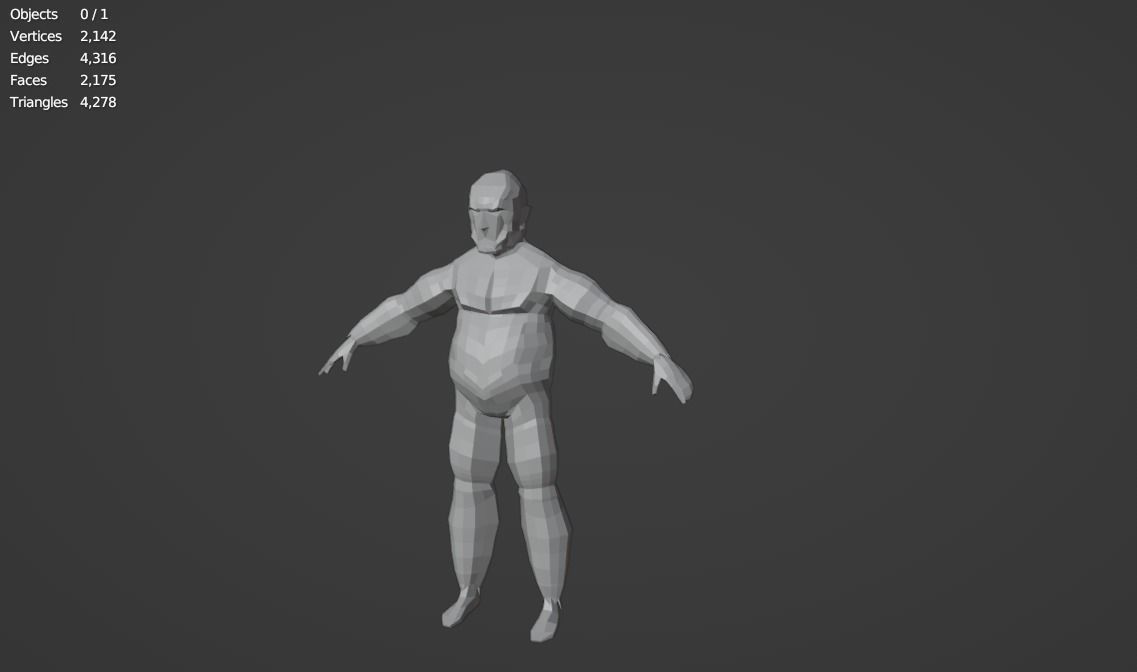 3D model Bigfoot Yeti Sasquatch Abominable Snowman Rigged VR / AR / low ...