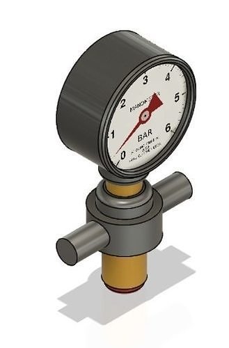 Hydraulic Manometer 3D model | CGTrader