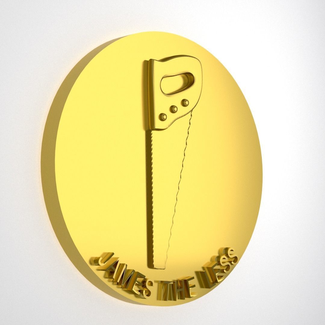 Symbols of the Apostles - JAMES THE LESS 3D model | CGTrader