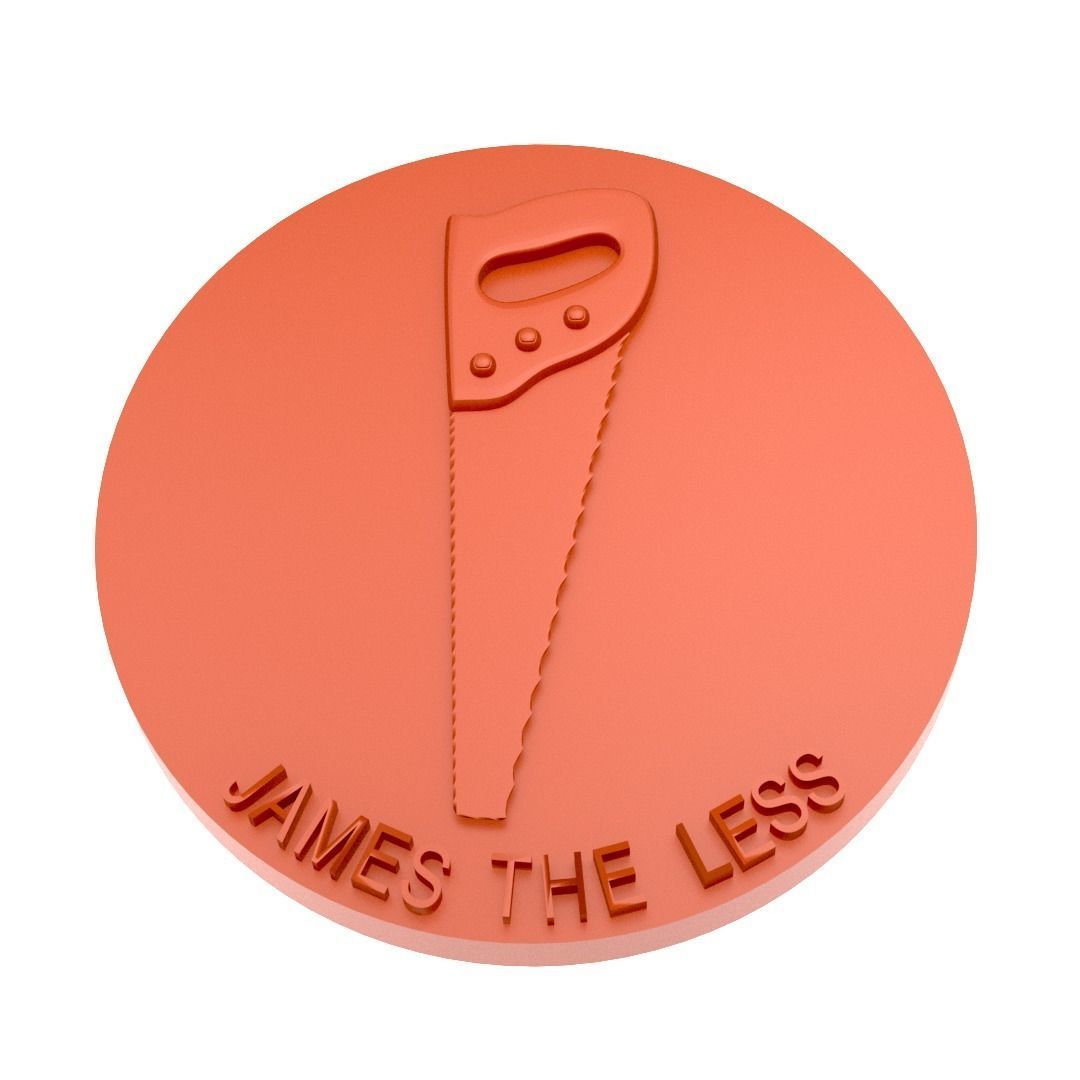 Symbols of the Apostles - JAMES THE LESS 3D model | CGTrader