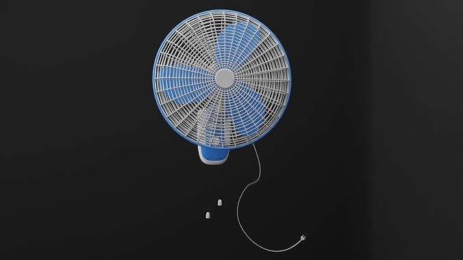 3D model Wall Fan VR / AR / low-poly | CGTrader
