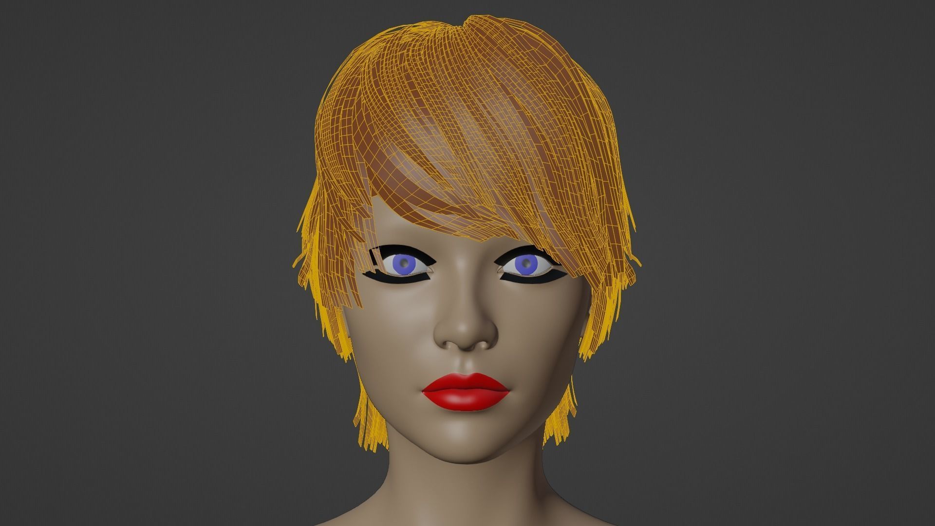 3D model Teenage Girl with Chic Short Pixie Girlish Hairstyle - Rigged ...