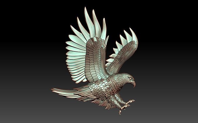EAGLE PENDANT 3D model 3D printable | CGTrader