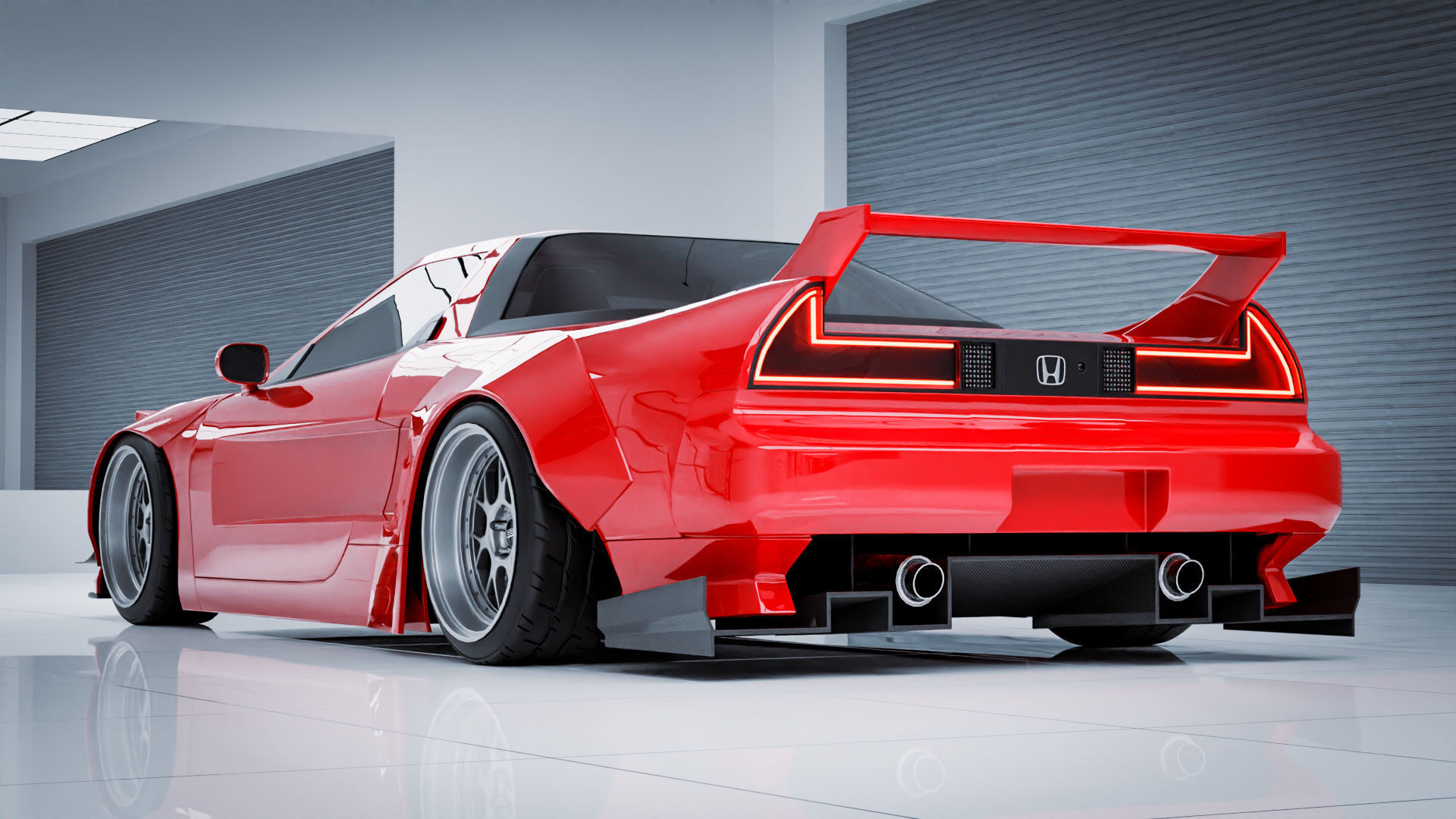 Honda NSX Widebody 3D model | CGTrader