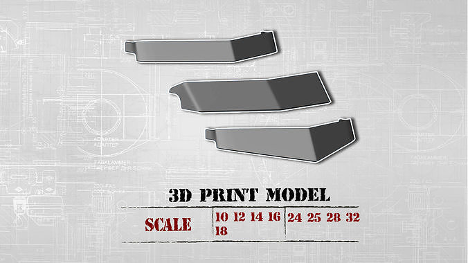 3DPrintsSTL SunVisor V-Style for RC Truck Duel Cab and etc 3D model 3D ...