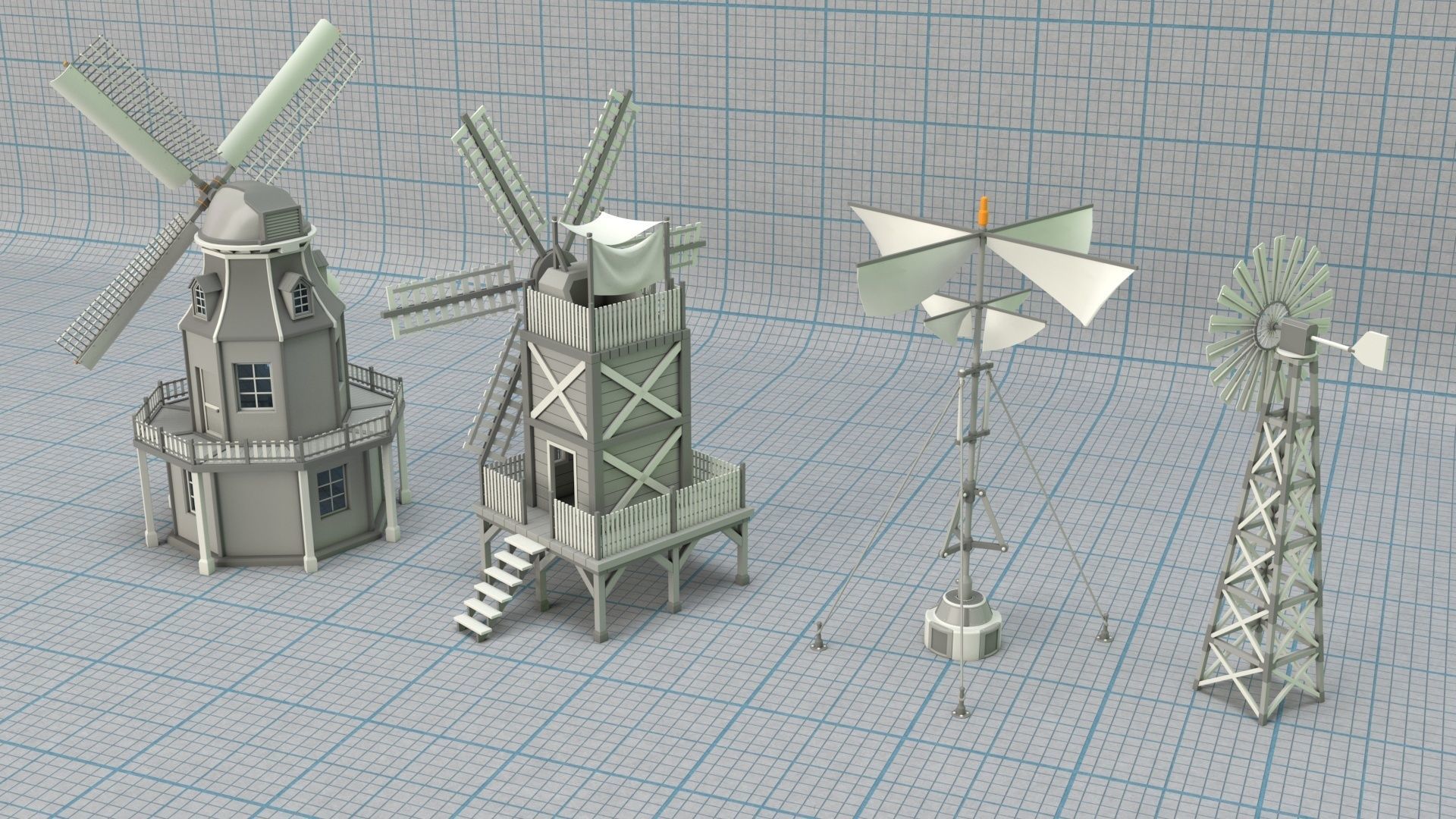 Environment Props - Collection 1 - 122 pieces 3D model | CGTrader