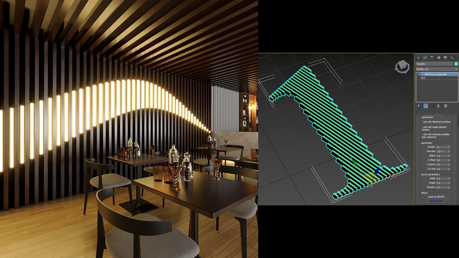 louver generator free 3D model | CGTrader