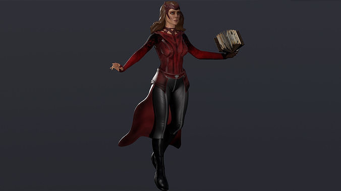 3D model Scarlet Witch VR / AR / low-poly | CGTrader