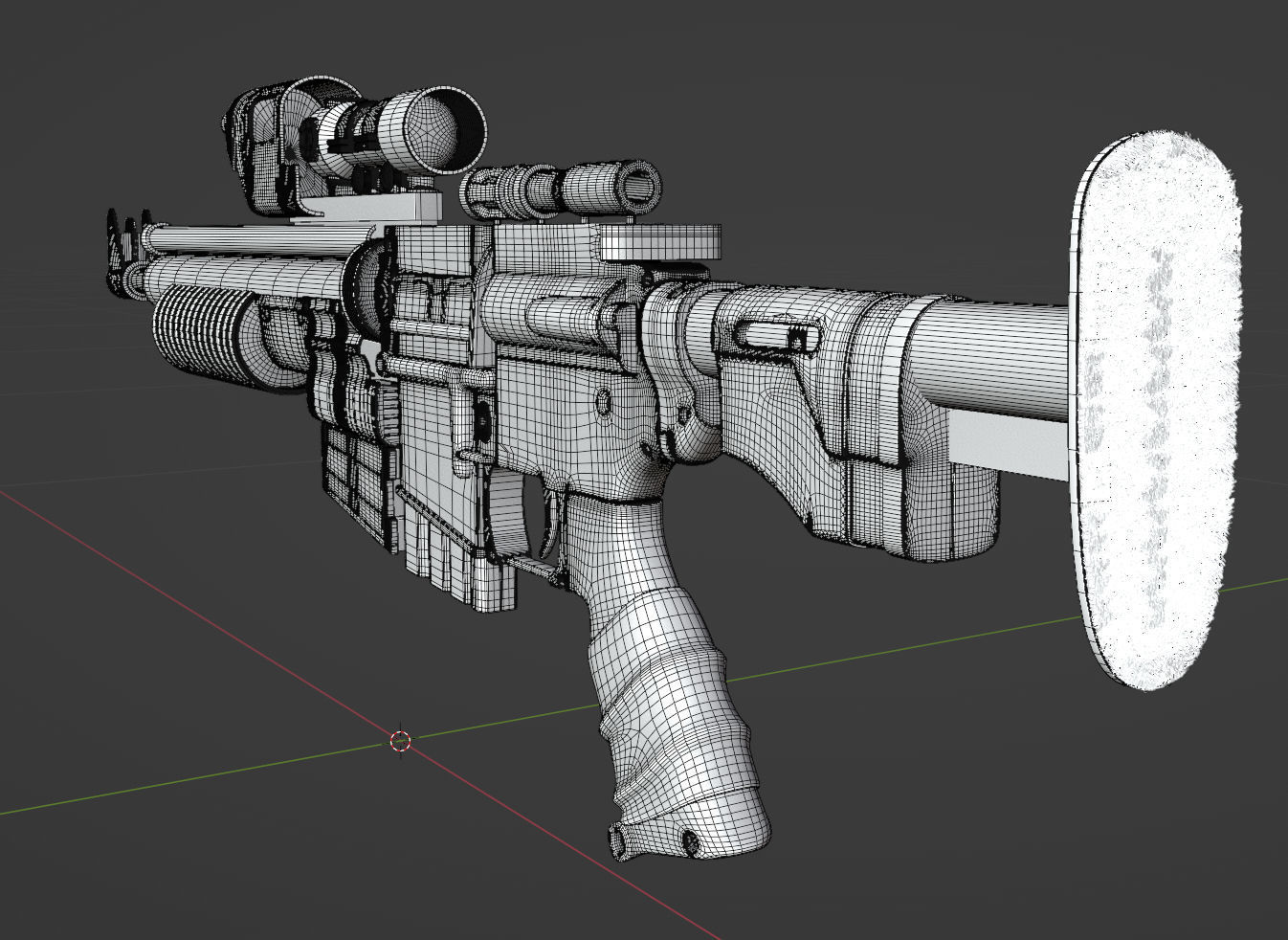 3D model Star wars A280 Rifle VR / AR / low-poly | CGTrader