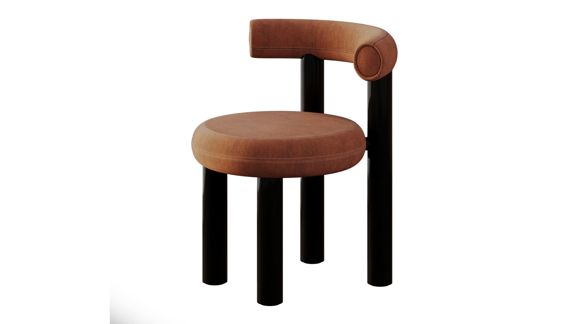 Chair Tom Dixon Fat Dining Wool 3D model | CGTrader