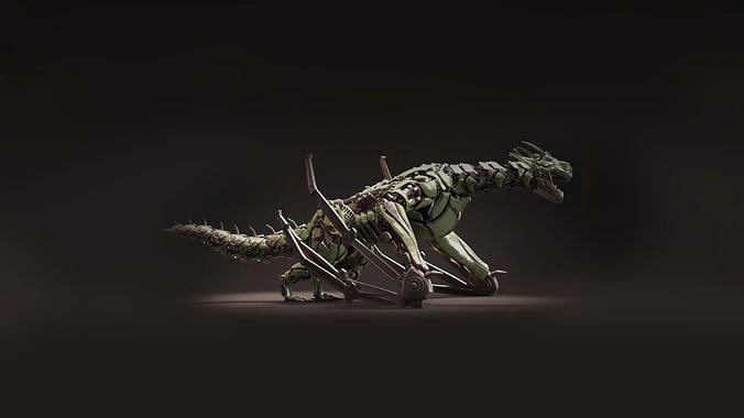 Mecha Dragon 3D model rigged | CGTrader