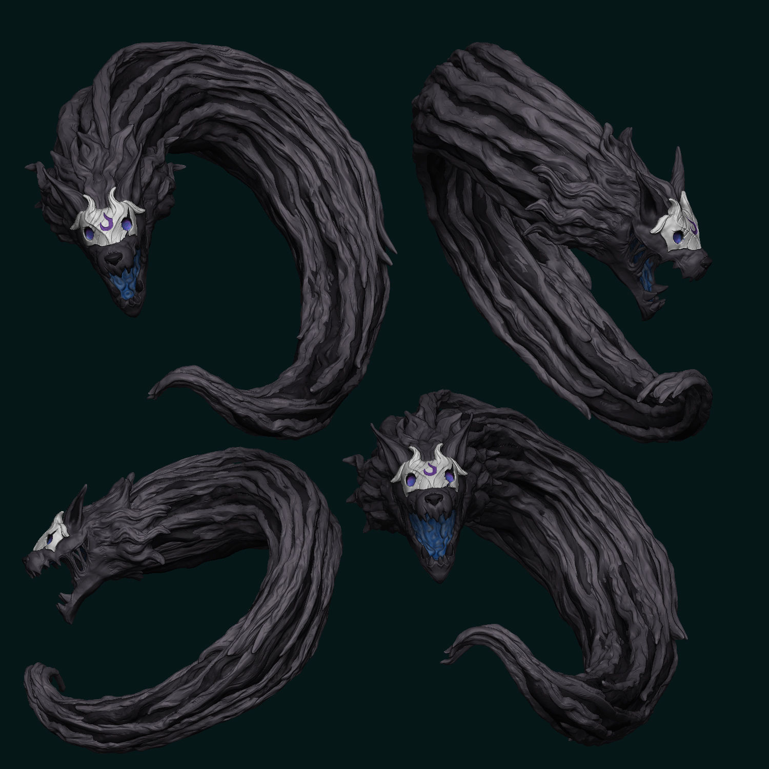 Kindred League of Legends Statue 3D model 3D printable | CGTrader